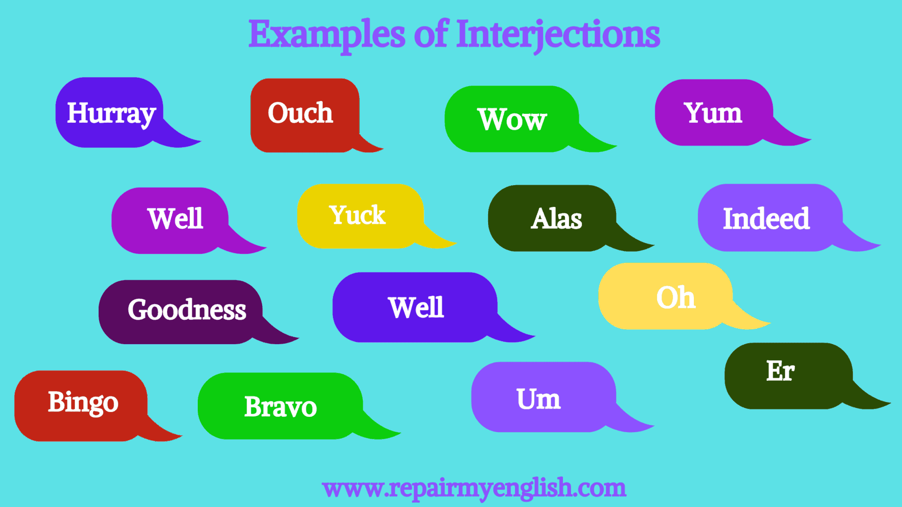 Interjections in English Grammar | Repair My English Interjections in English Grammar | Repair My English